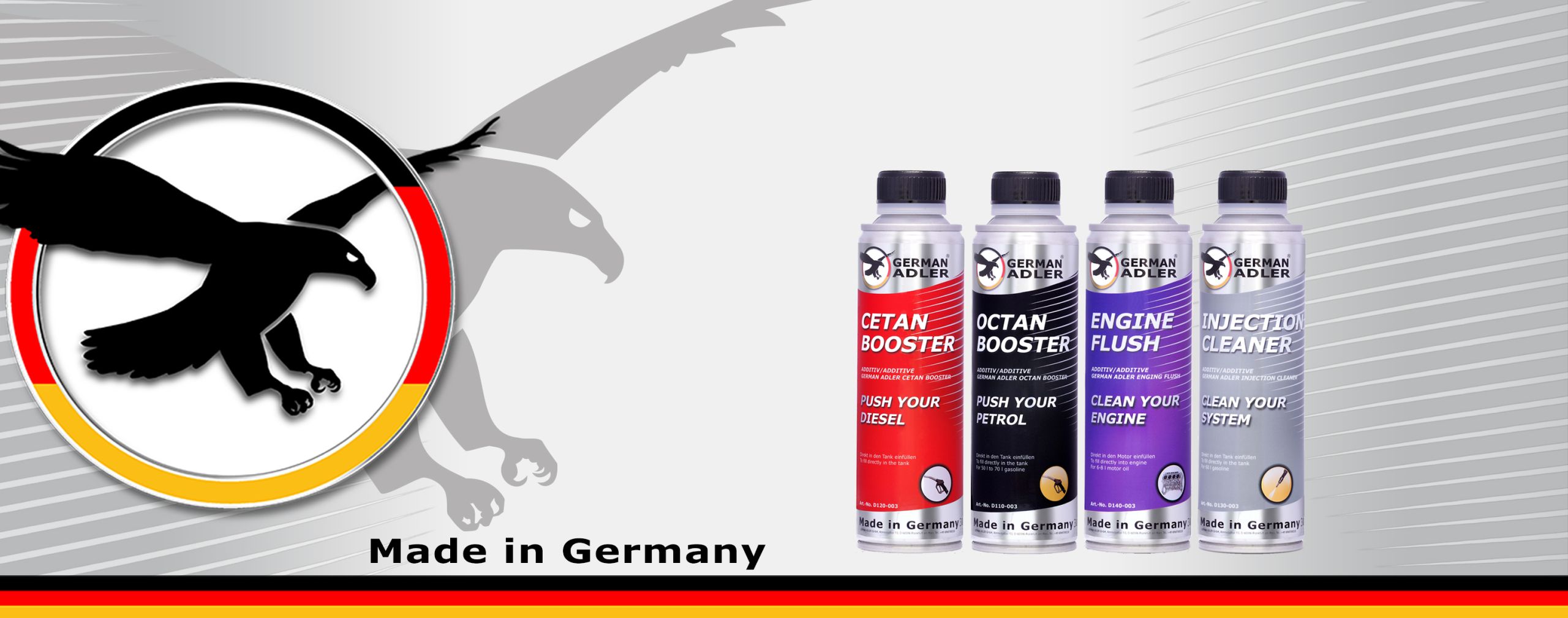 MOTOR OIL PRODUCTS - Made in Germany - GERMAN ADLER