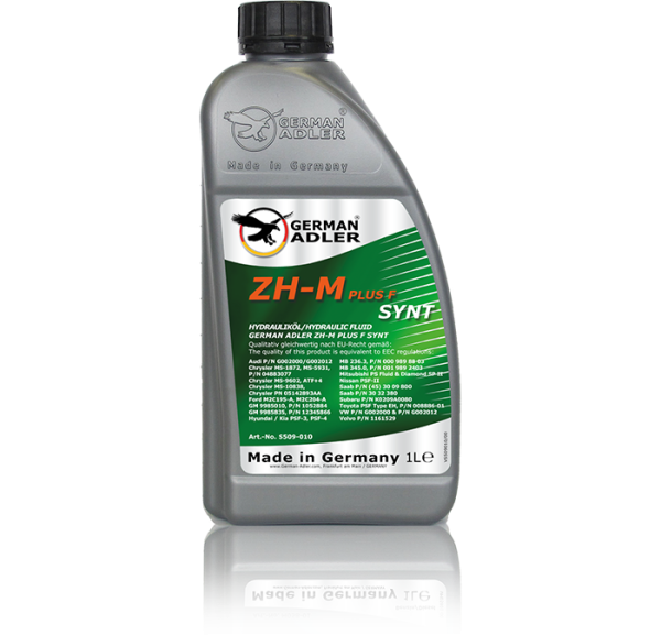 Hydraulic Fluid - ZH-M PLUS F SYNT - GERMAN ADLER - Made in Germany