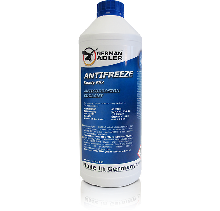 Antifreezes - GERMAN ADLER - MOTOR OIL PRODUCTS - Made in Germany