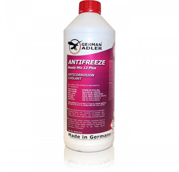 Antifreezes - GERMAN ADLER - MOTOR OIL PRODUCTS - Made in Germany